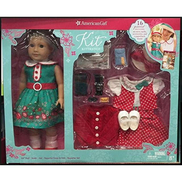 American Girl Kit Kittredge- 1 Doll with two outfits and Accessories ...