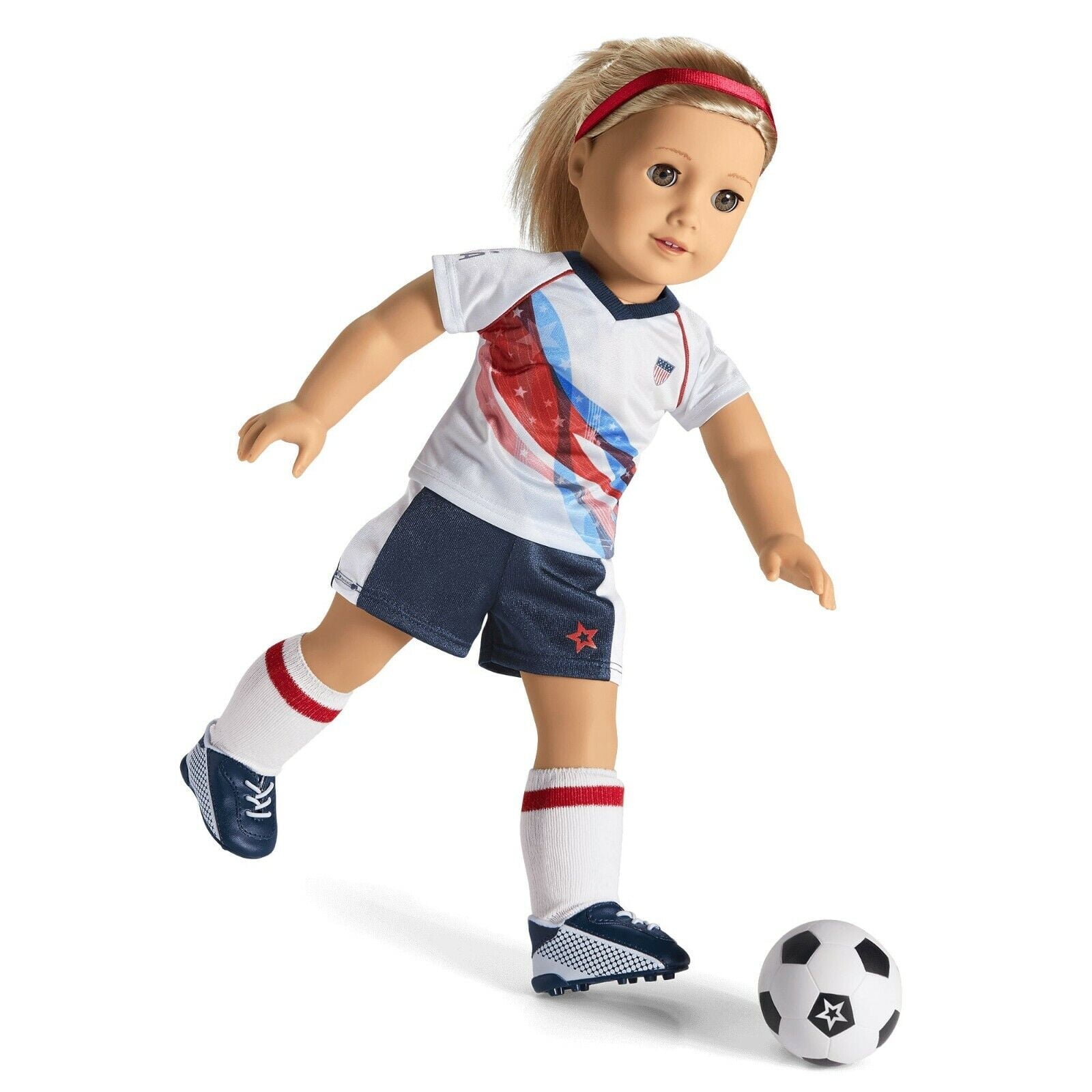 Free Shipping! \American Girl Doll Team USA Soccer Set, Sport Clothes ...