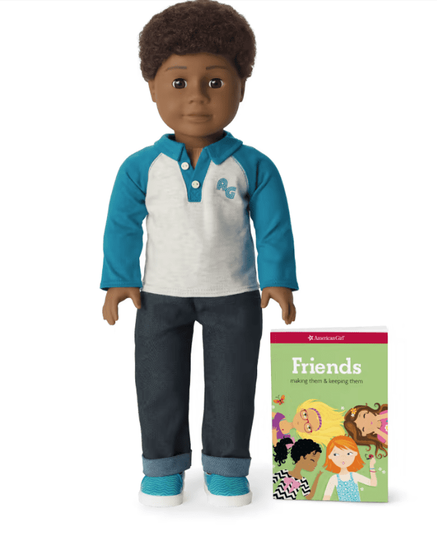 American Girl Truly Me 18 inch Boy Doll 77 with Brown Eyes Dark-Brown ...