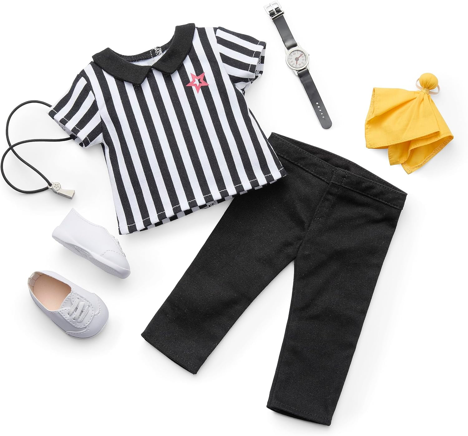 American Girl Truly Me 18-inch Doll Referee Outfit with Corded Whistle ...