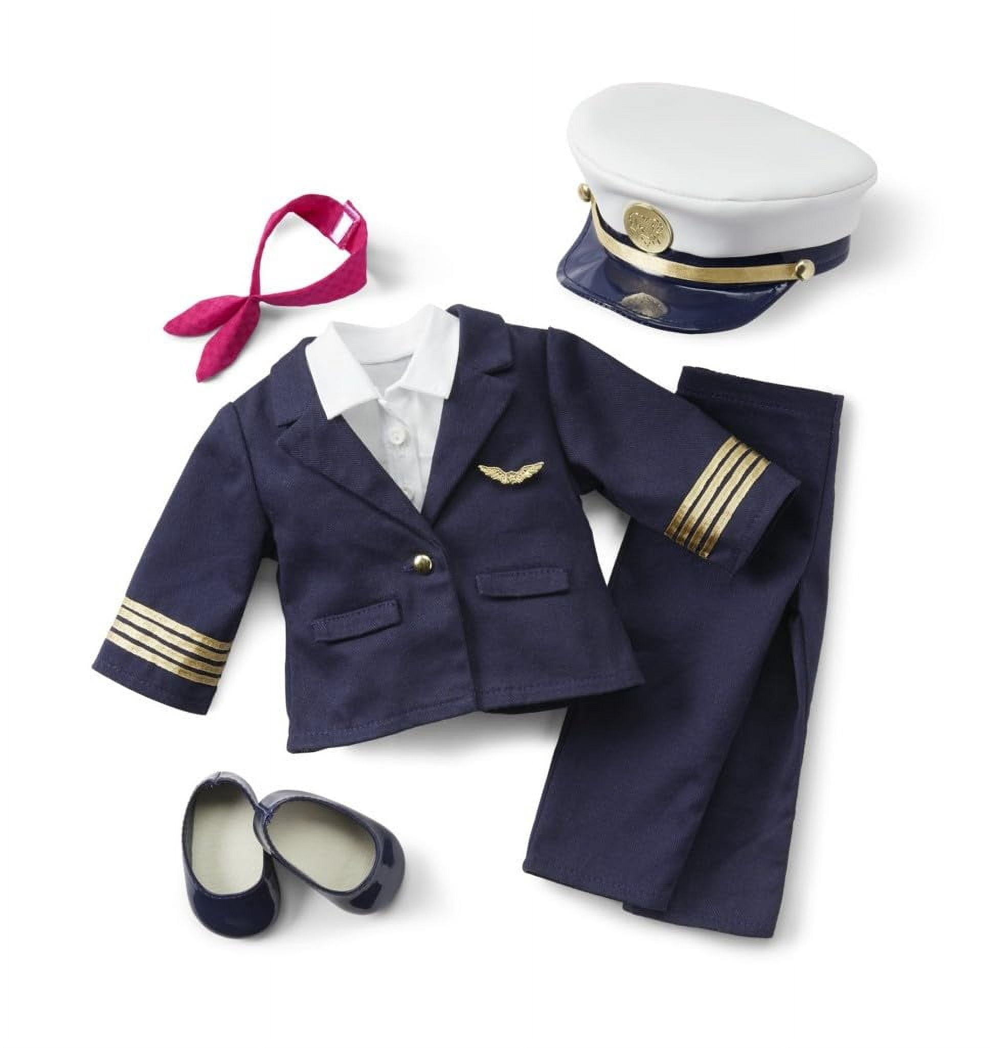 American Girl Truly Me AG Air Lines Pilot Uniform C80 - Walmart.com