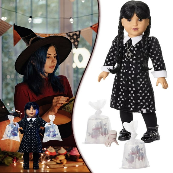 American Girl Wednesday Addams Collector Doll - Black Hair, Gothic ...