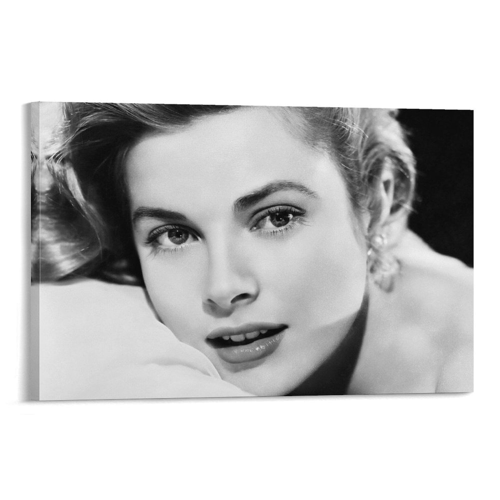 American Glamour Actress Grace Kelly Retro Poster Picture Print Canvas ...