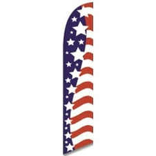 Metal American Flag Outdoor Decor