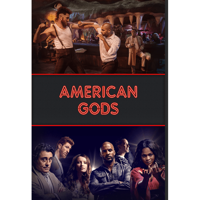 American Gods (2017) Poster - 24x36 | Fantasy TV Series | Neil Gaiman ...