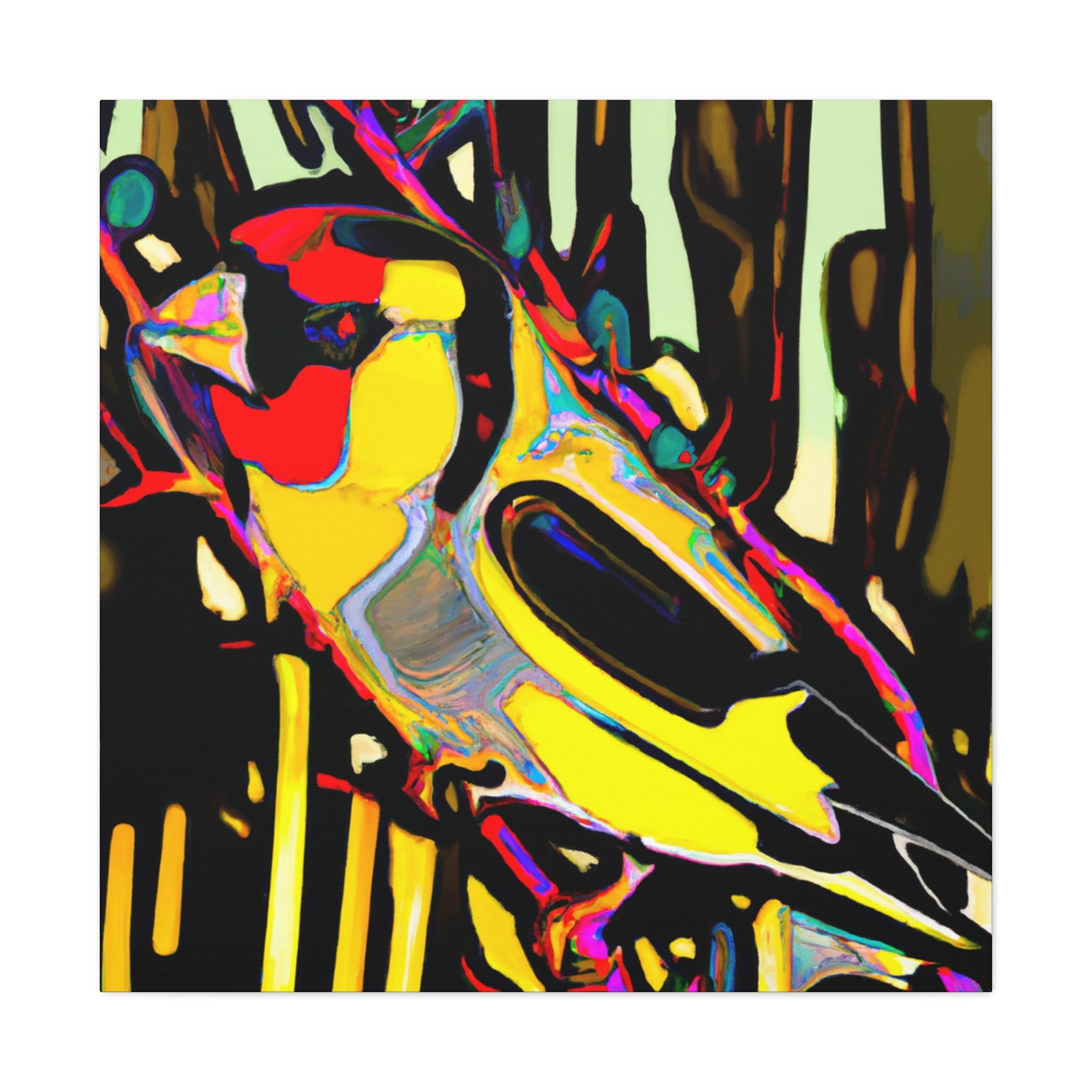 "American Goldfinch Flight" - Canvas - Walmart.com