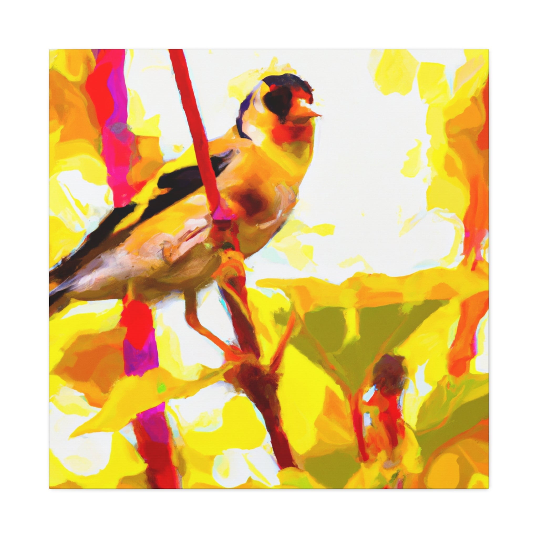 "American Goldfinch Lark" - Canvas - Walmart.com