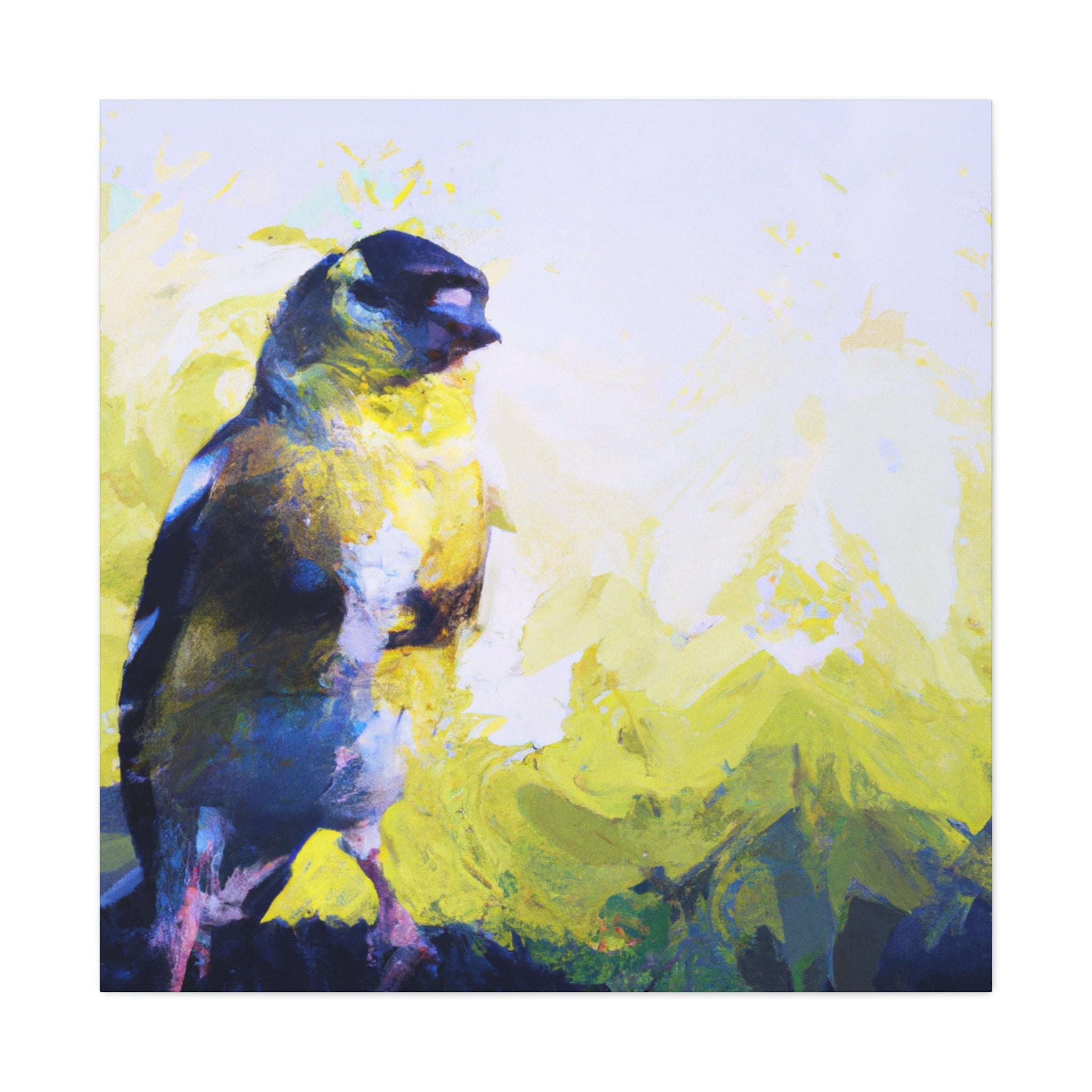 "American Goldfinch Reflection" - Canvas - Walmart.com