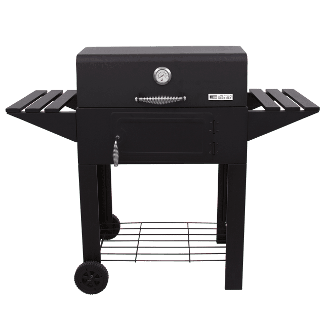 Char-Broil American Gourmet 615 Large BBQ Charcoal Grill with Santa Fe ...