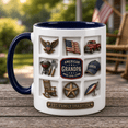 American Grandpa Mug 3D Effect Patriotic Coffee Cup for Grandpa Gift ...