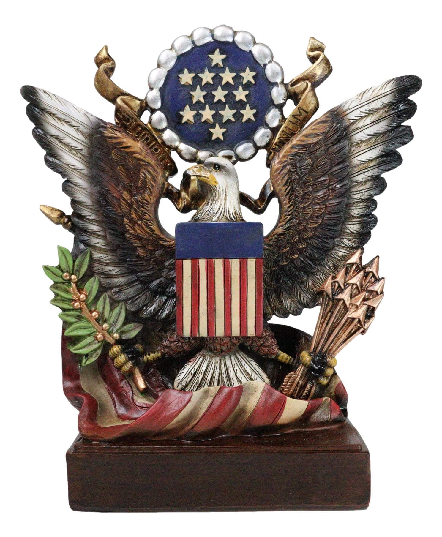 American Great Seal Bald Eagle Olive Branch Arrows Pluribus Unum ...