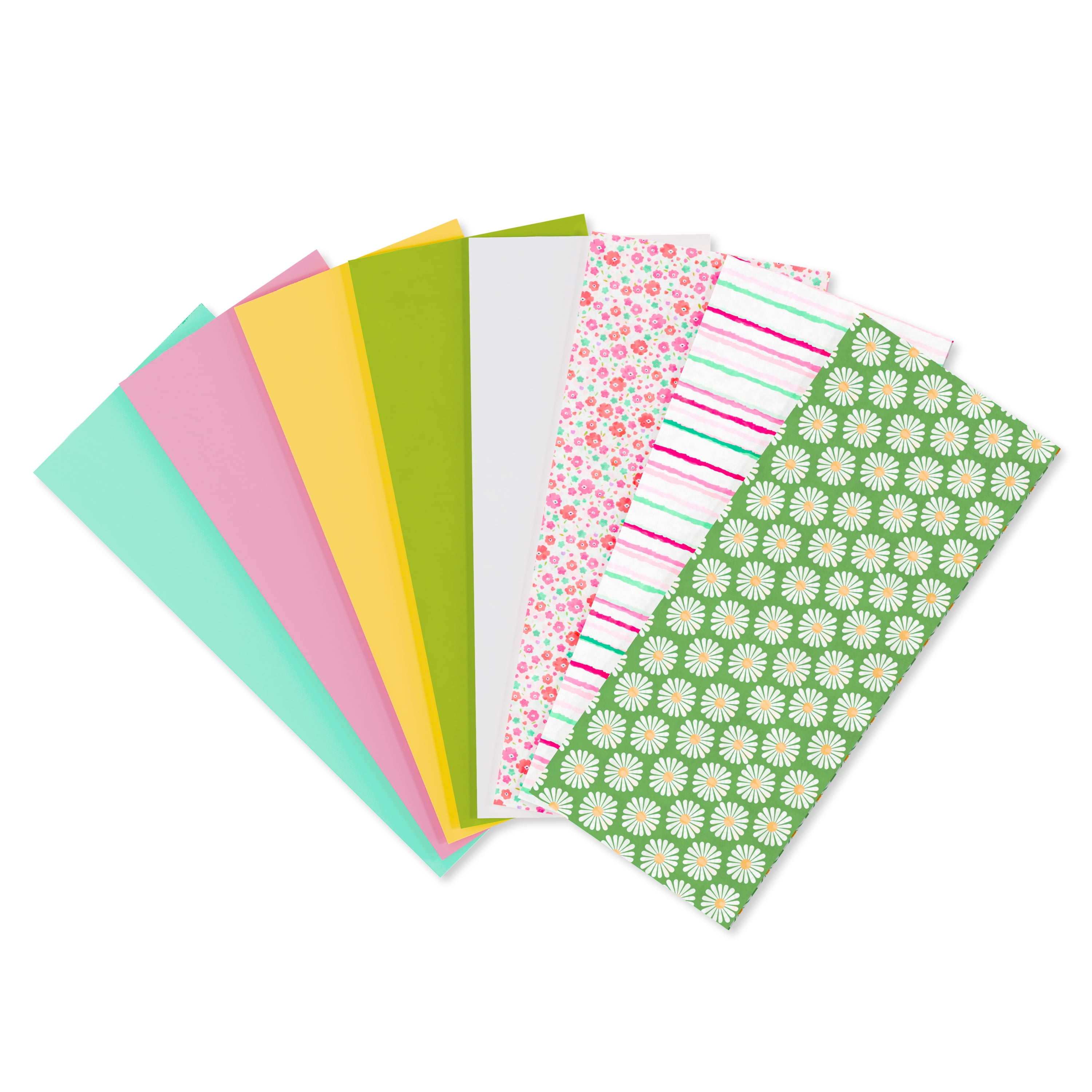 American Greetings 125 Sheet 20 in. x 20 in. Bulk Multicolor and Floral ...