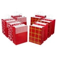 American Greetings 13'' Large Red Gift Bags, for Christmas and All ...