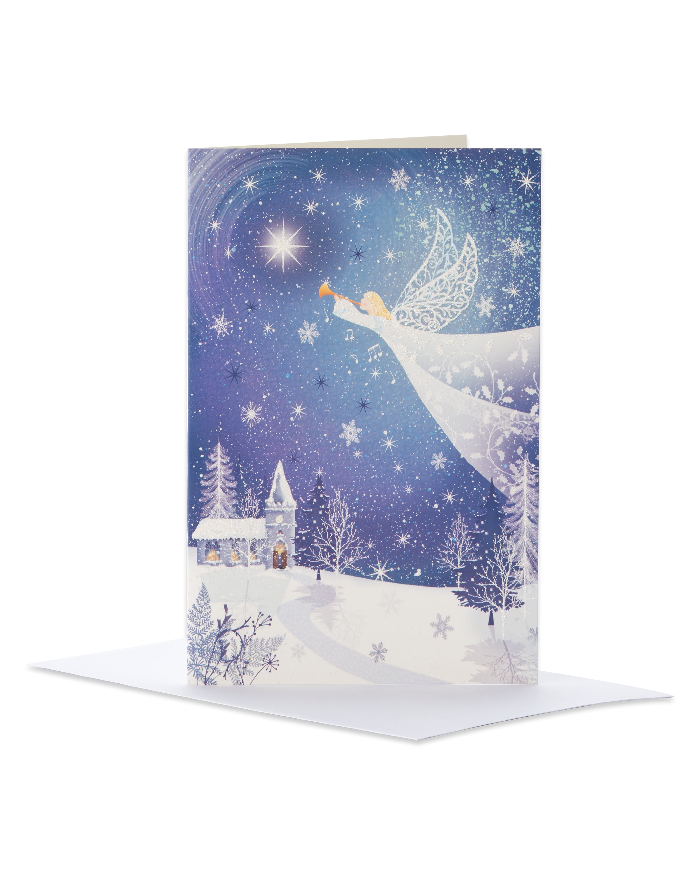 American Greetings (14-Count) Deluxe Boxed Christmas Cards, Angel ...