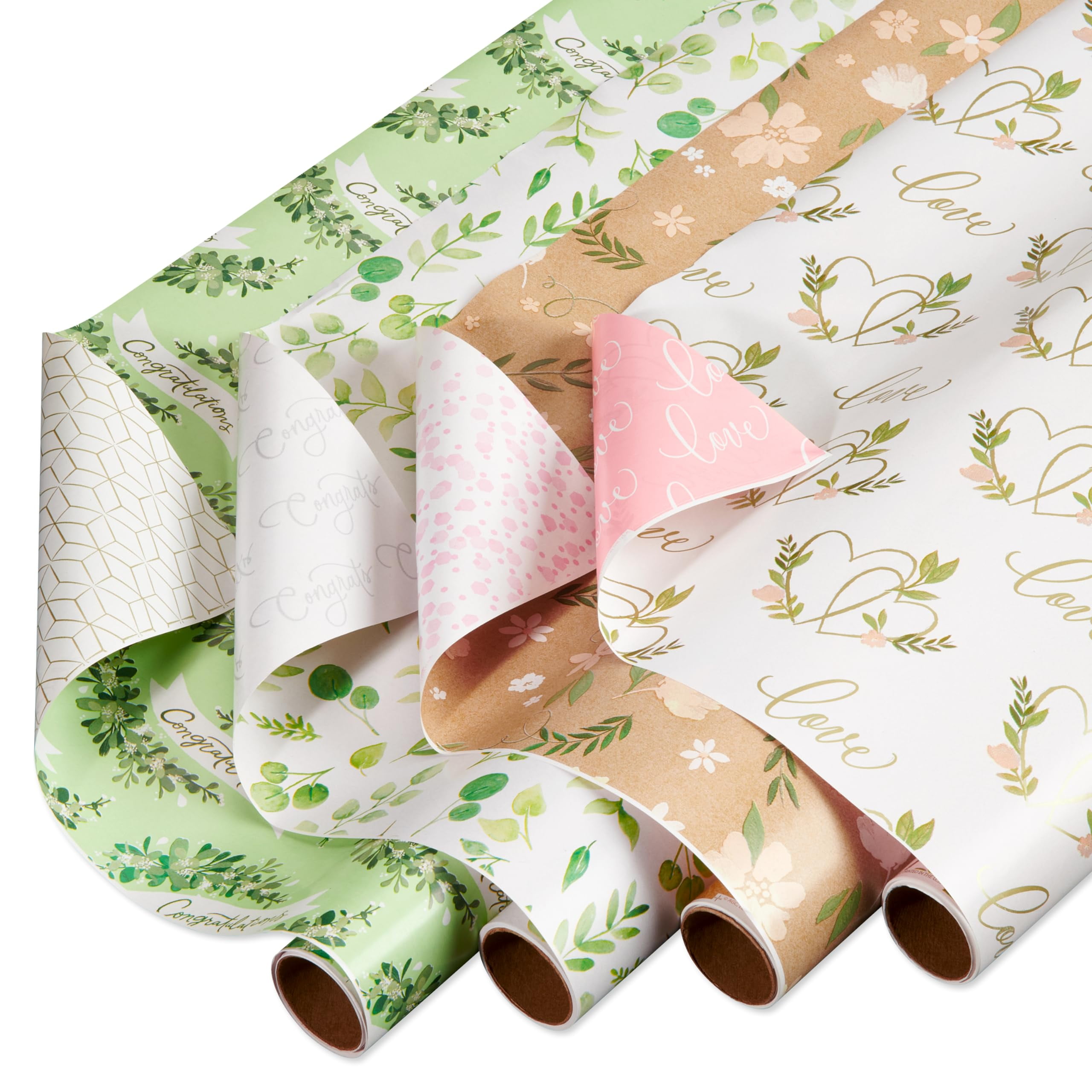 American Greetings 160 PresNok sq. ft. Reversible Wrapping Paper Bundle ...