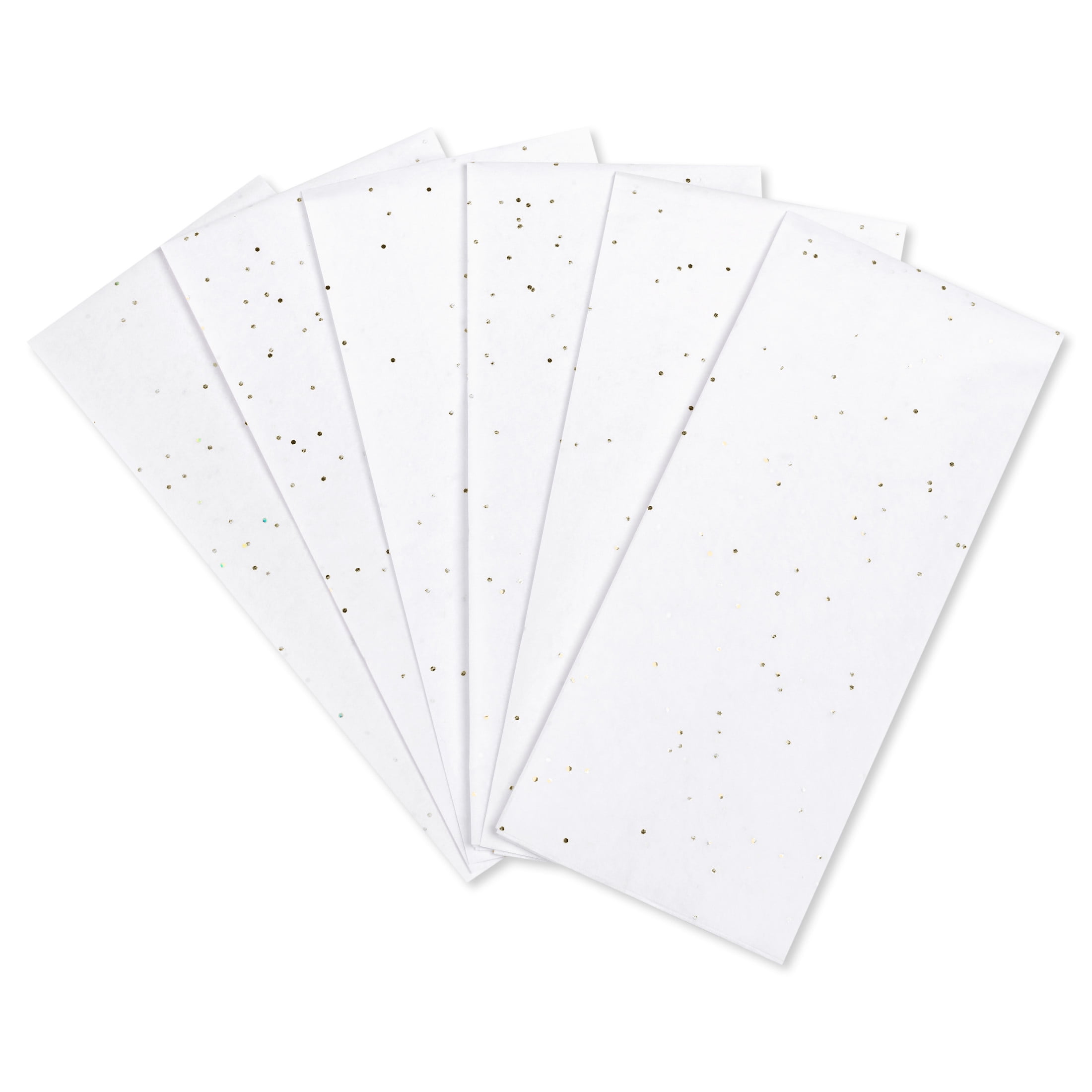 American Greetings 20" x 20" Tissue Paper Bundle, Gold Gem on White for ...