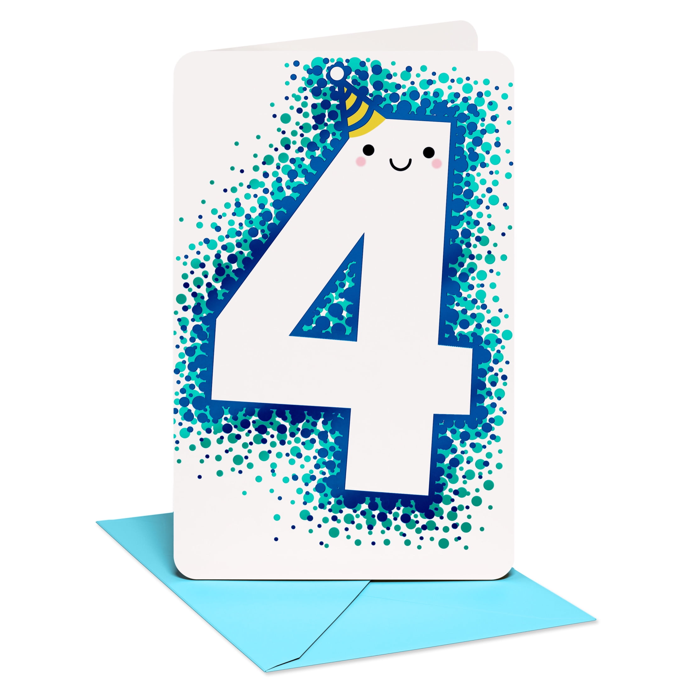 American Greetings 4th Birthday Card for Boy (Celebrate 4) - Walmart.com
