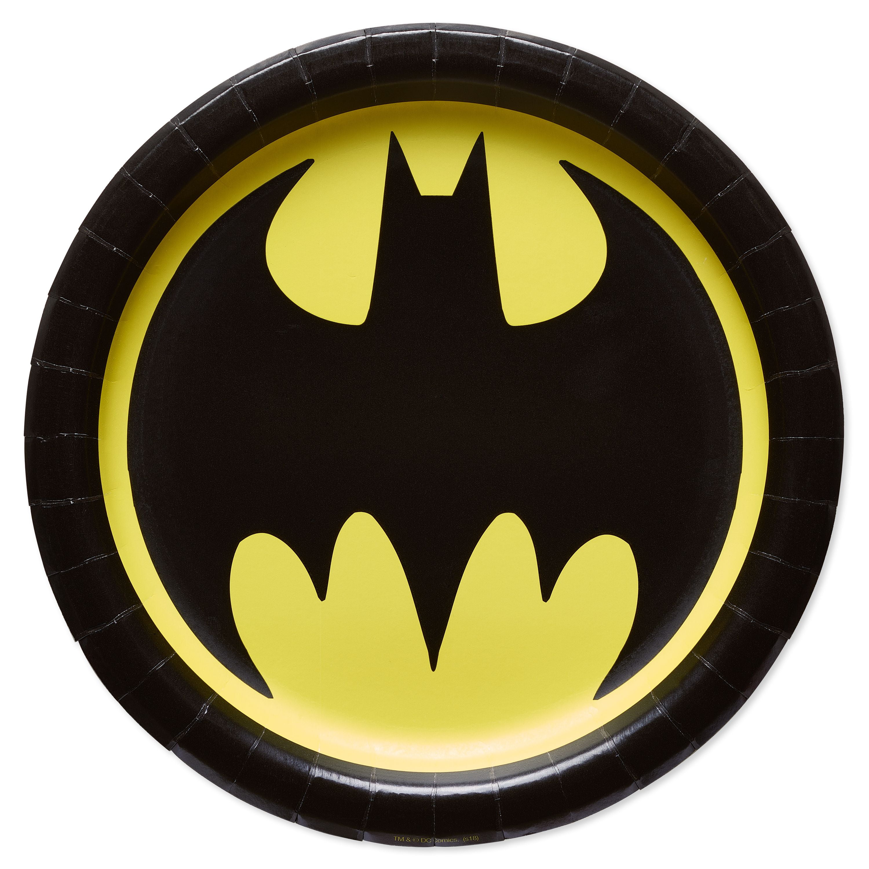 American Greetings 9Inches Batman Paper Party Plates, 8 Count - Walmart.com