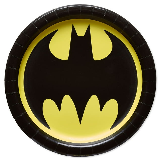 American Greetings 9Inches Batman Paper Party Plates, 8 Count - Walmart.com