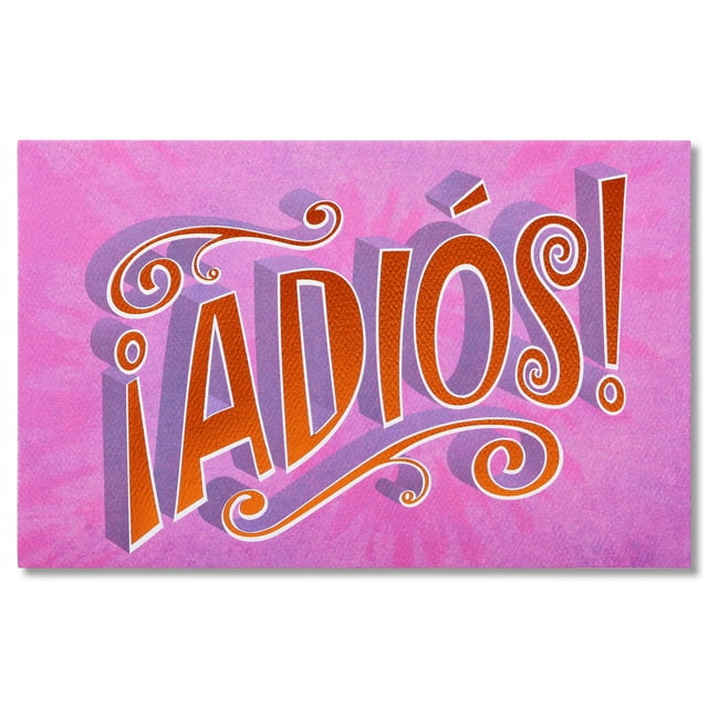 American Greetings Adiós Goodbye Congratulations Card with Foil ...