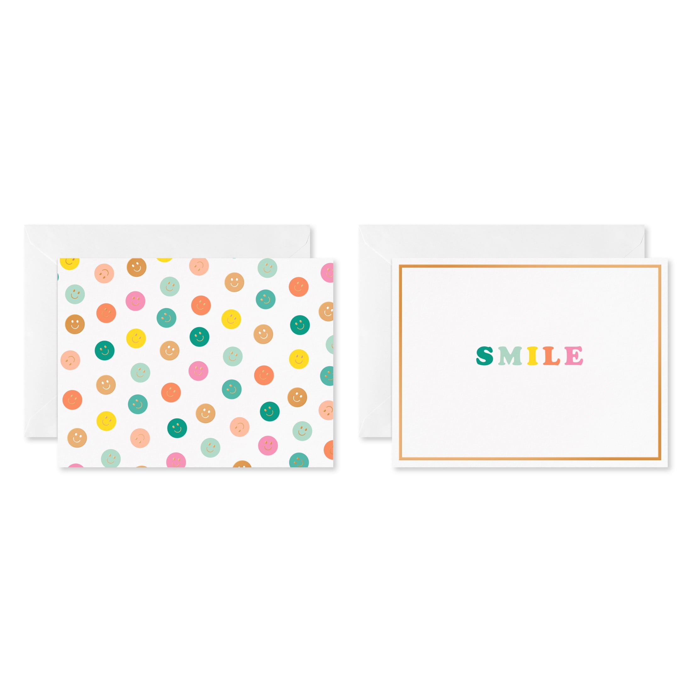 American Greetings All Occasion Stationery Note Multi-pack, Smile, Dots ...