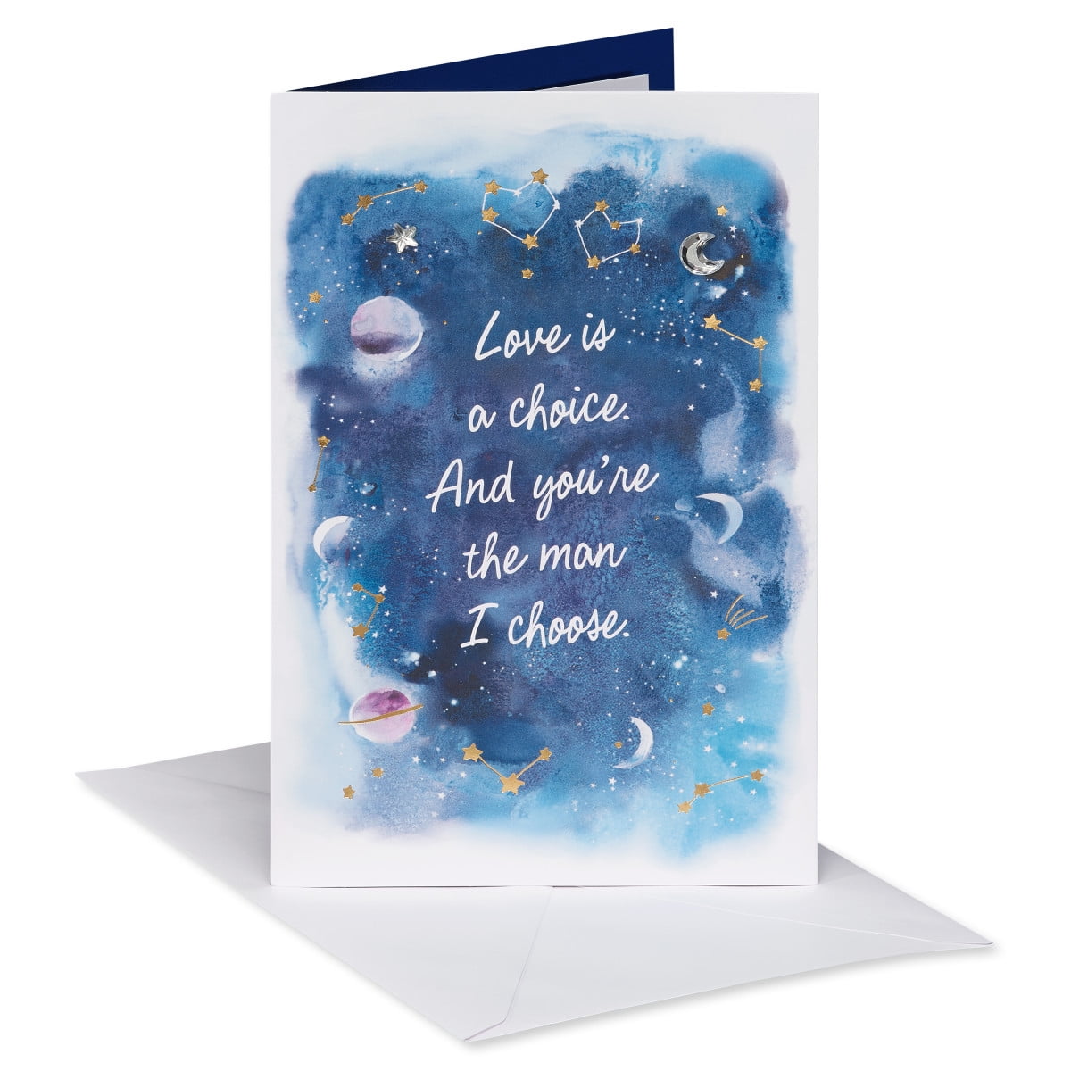 "American Greetings Anniversary Card, Romantic Celestial Design with ...