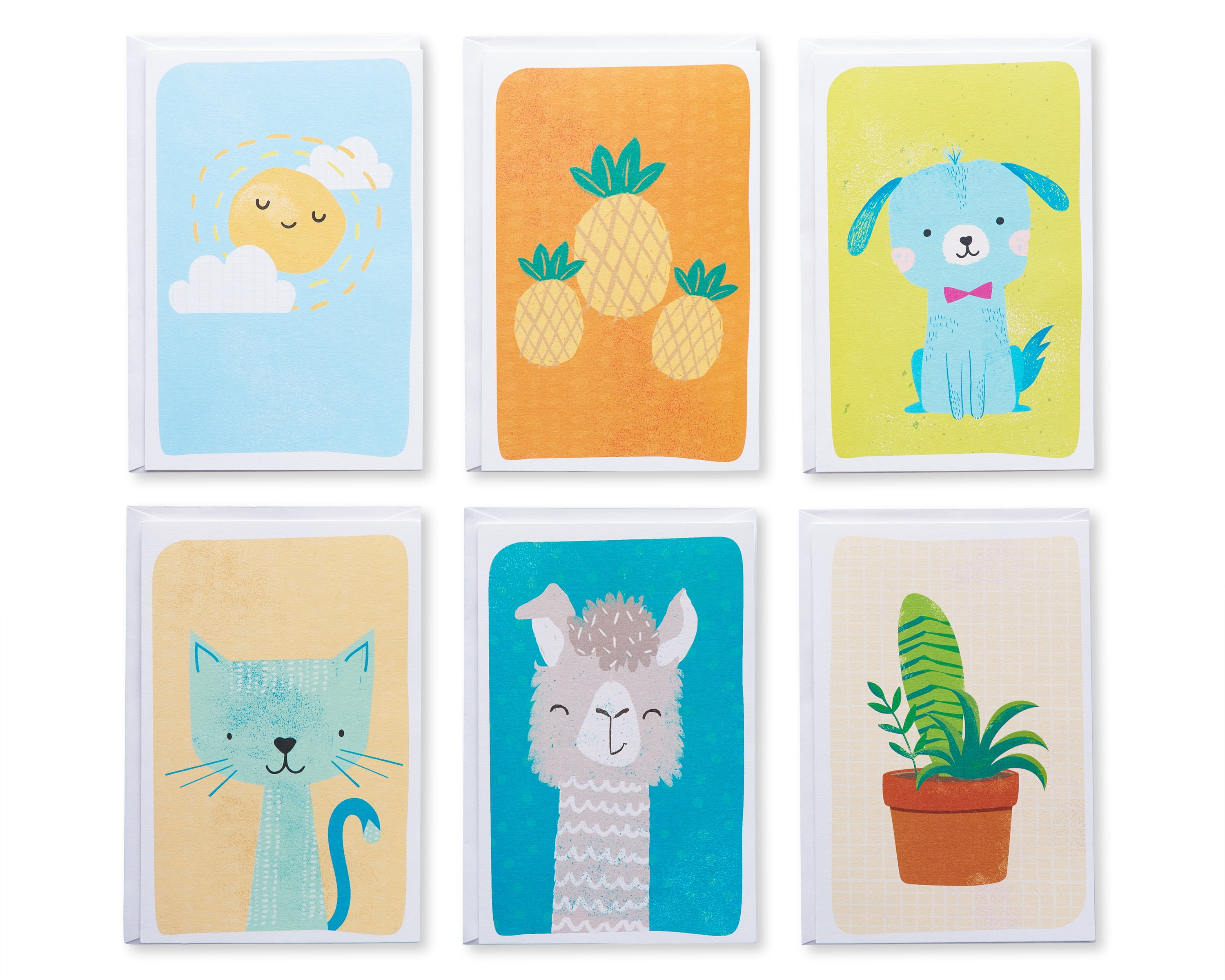 American Greetings Assorted Blank Cards, Cute Animals and Icons (48 ...