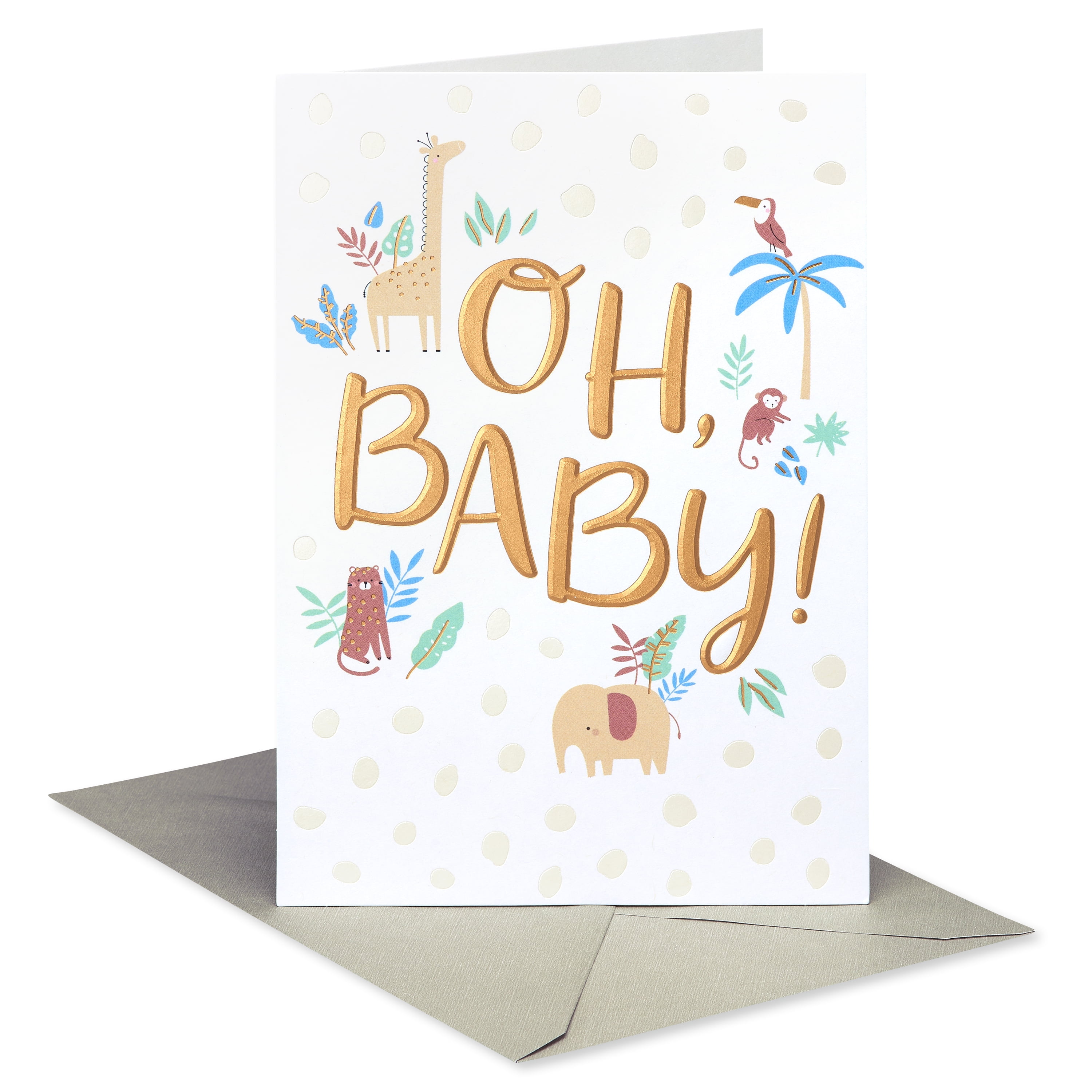 American Greetings Baby Shower Card for New Baby (Oh Baby) - Walmart.com