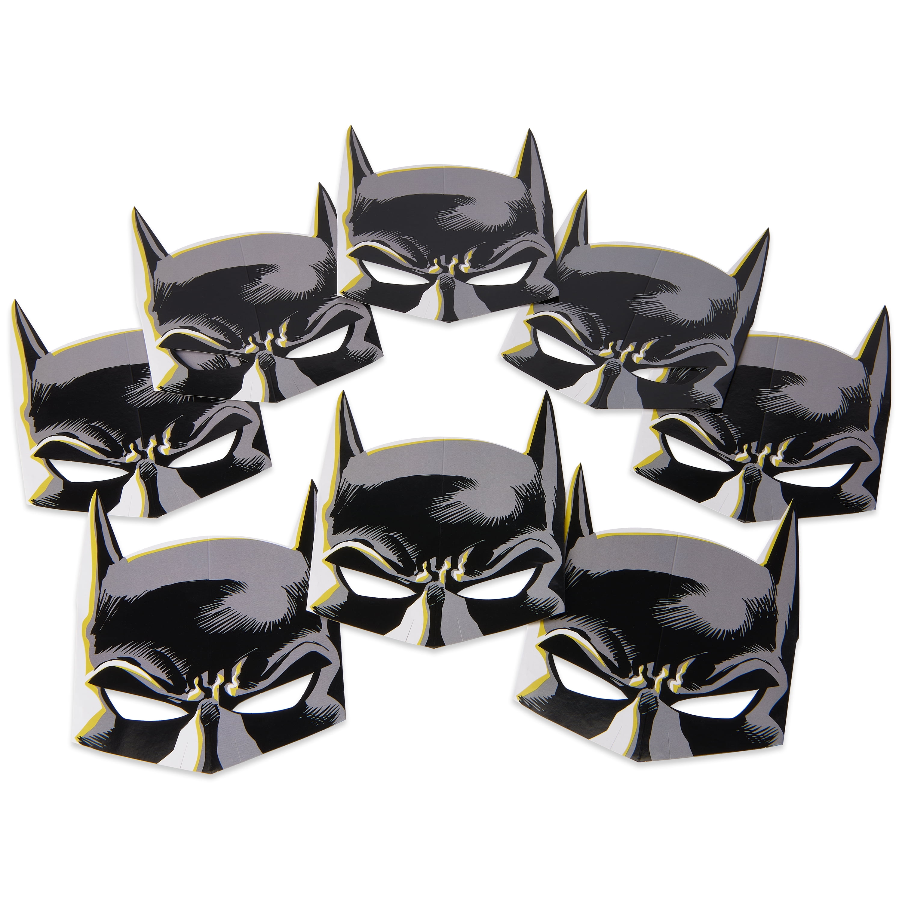 American Greetings Batman Birthday Party Paper Costume Masks, 8ct ...