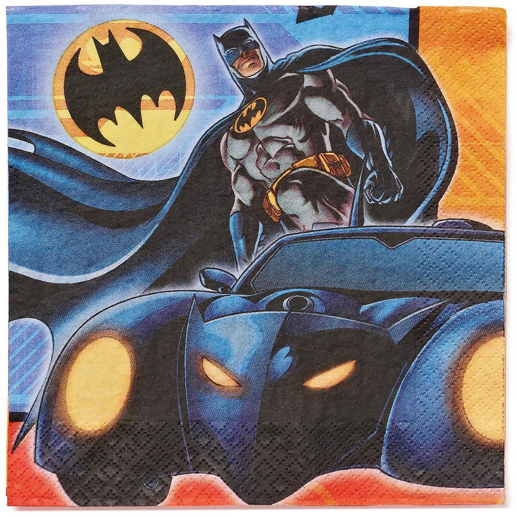 American Greetings Batman Paper Lunch Napkins for Kids (16-Count ...