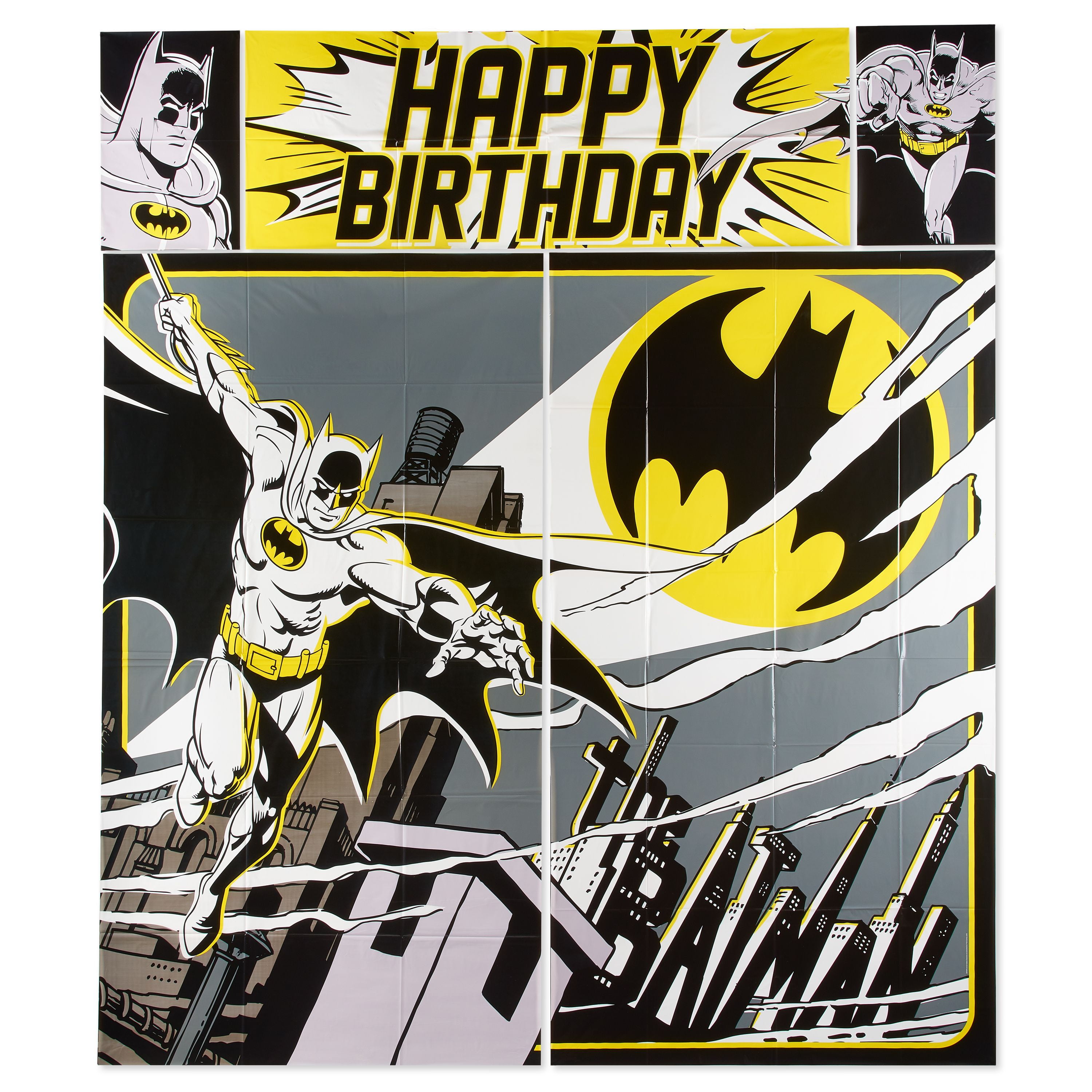 American Greetings Batman Party Supplies Wall Decorations - Walmart.com