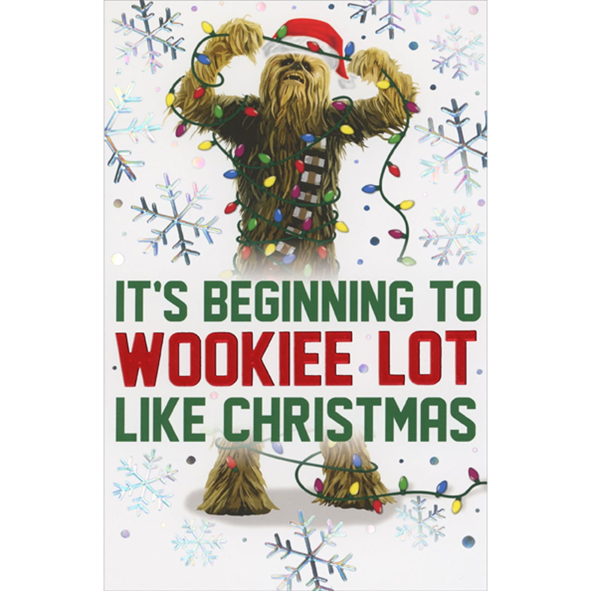 American Greetings Beginning to Wookiee Lot Like Christmas Chewbacca ...