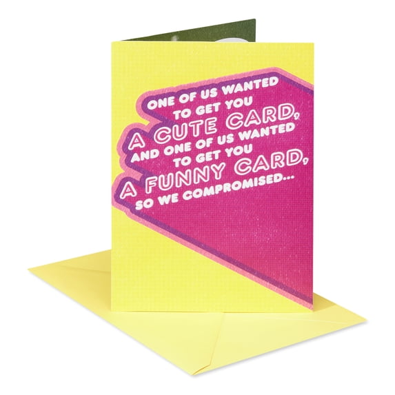 American Greetings Funny Birthday Card (Humor Meets Cute) - Walmart.com