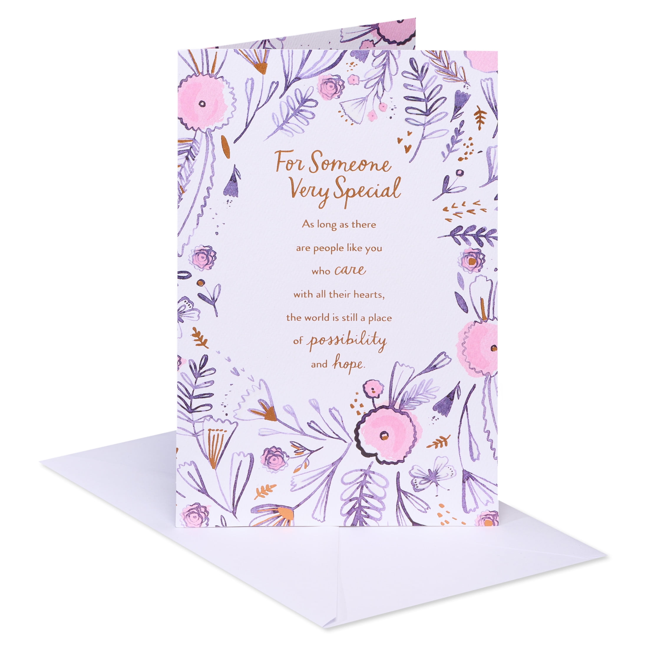 American Greetings Birthday Card for Her (Floral Wishes) - Walmart.com