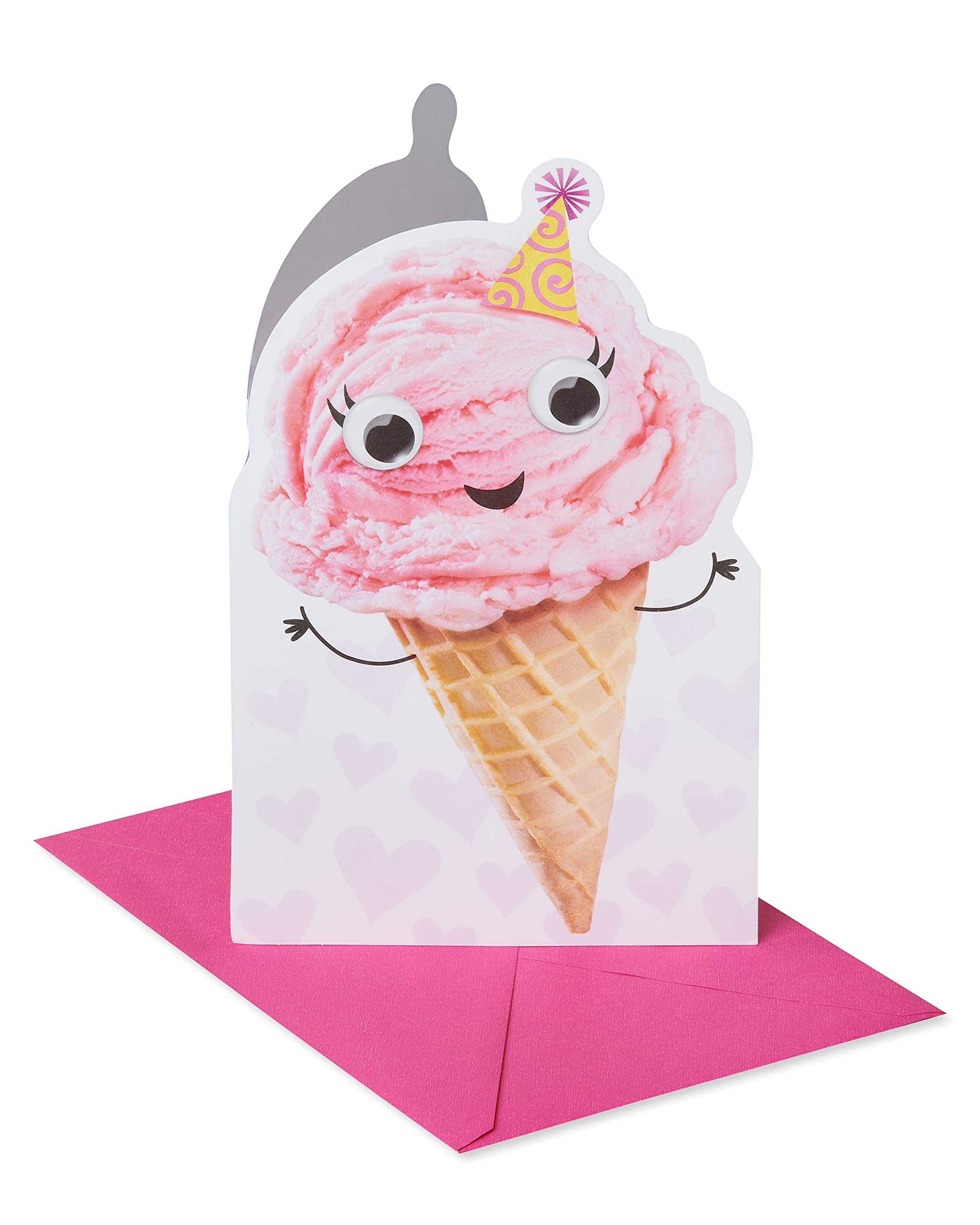 American Greetings Birthday Card for Niece (Smiling Ice Cream Cone ...
