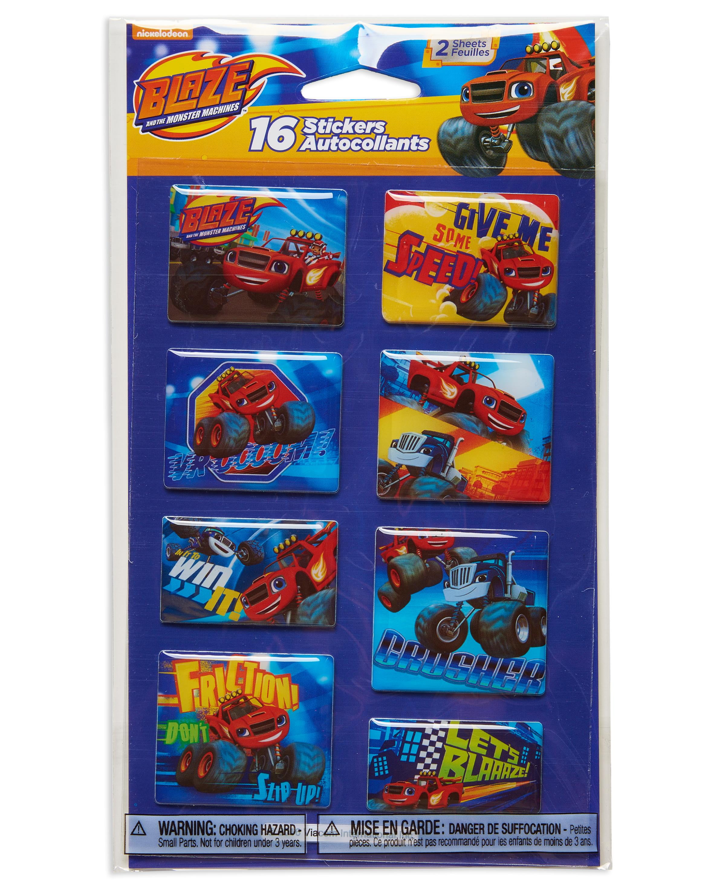 American Greetings Blaze & The Monster Machines Sticker Sheets, 2 ...