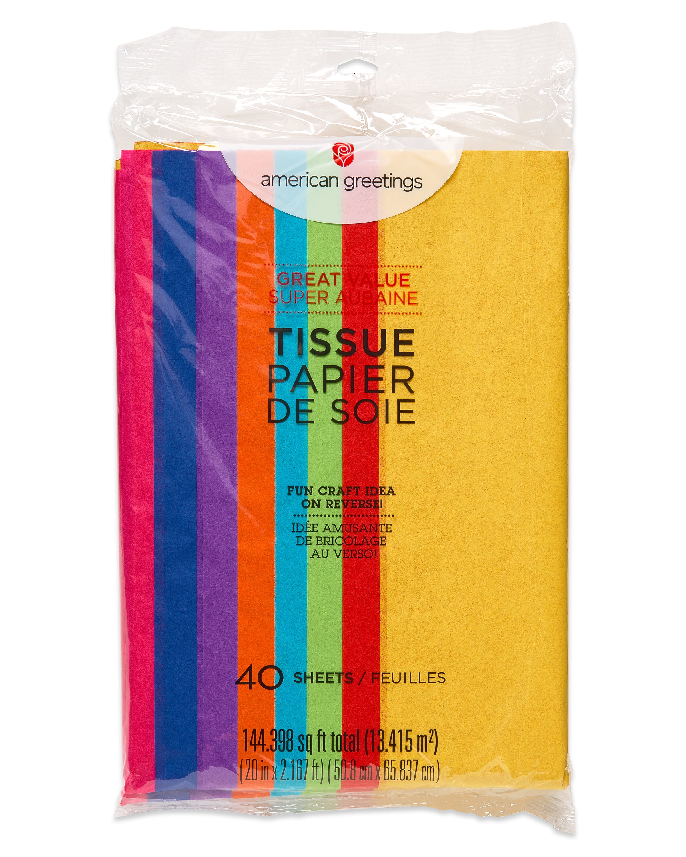 American Greetings Bold Colored Tissue Paper For Birthdays, Weddings ...