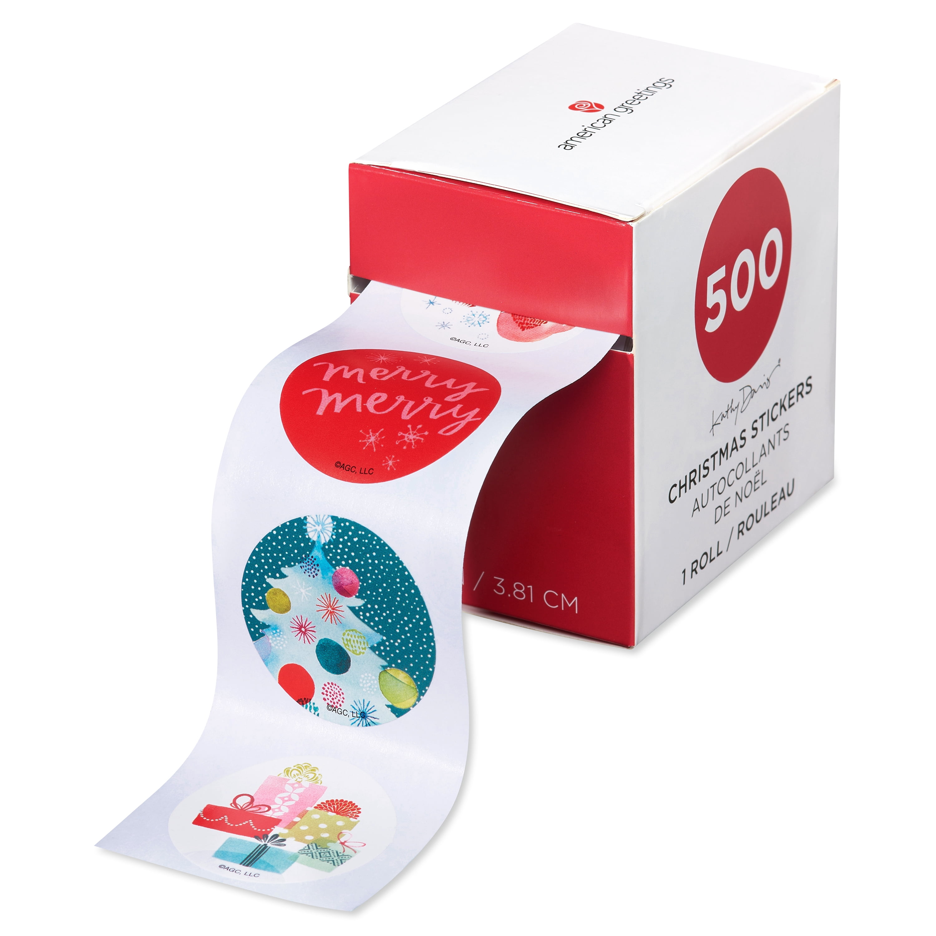 American Greetings Bulk Christmas Stickers, Kathy Davis Designs ...