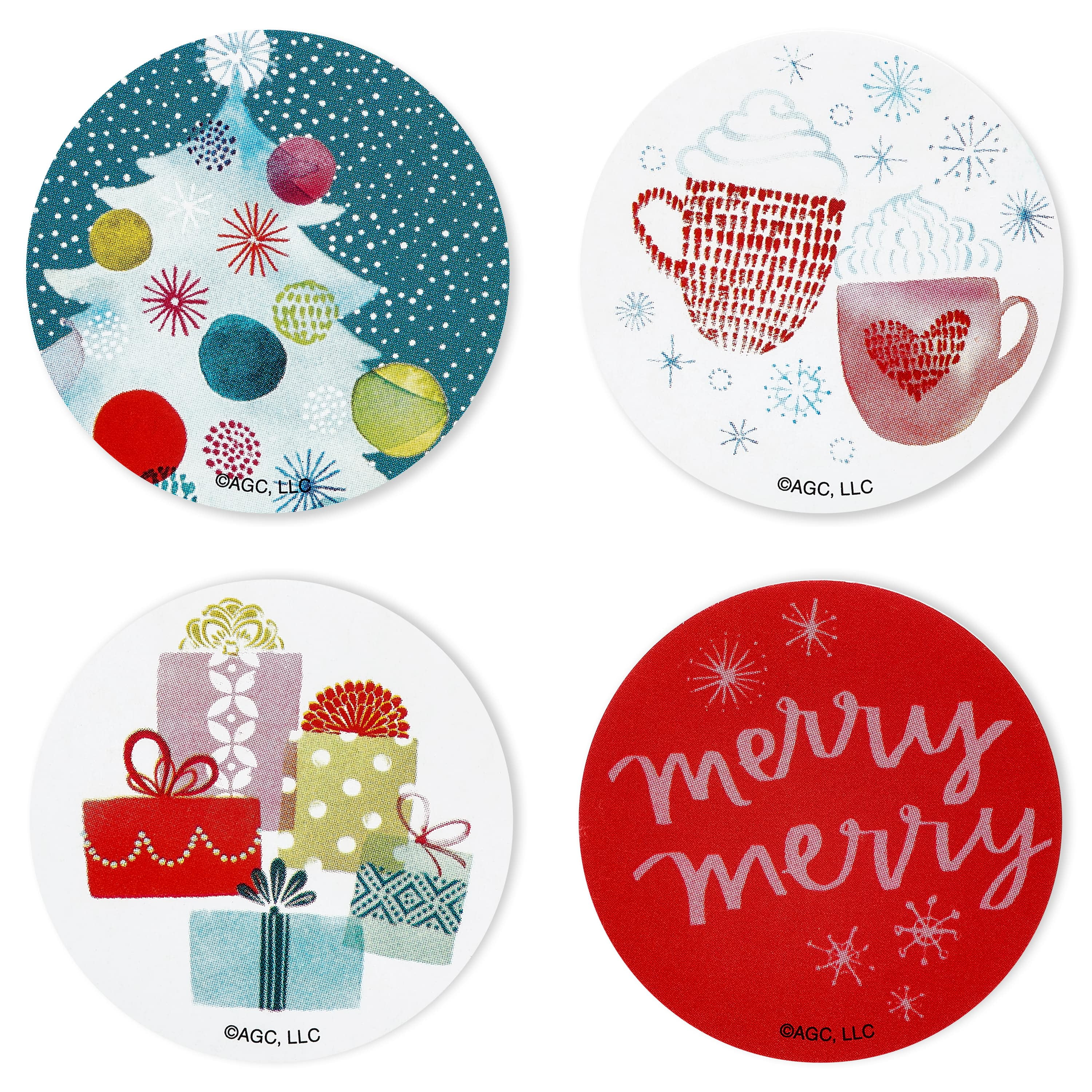 American Greetings Bulk Christmas Stickers, Kathy Davis Designs ...