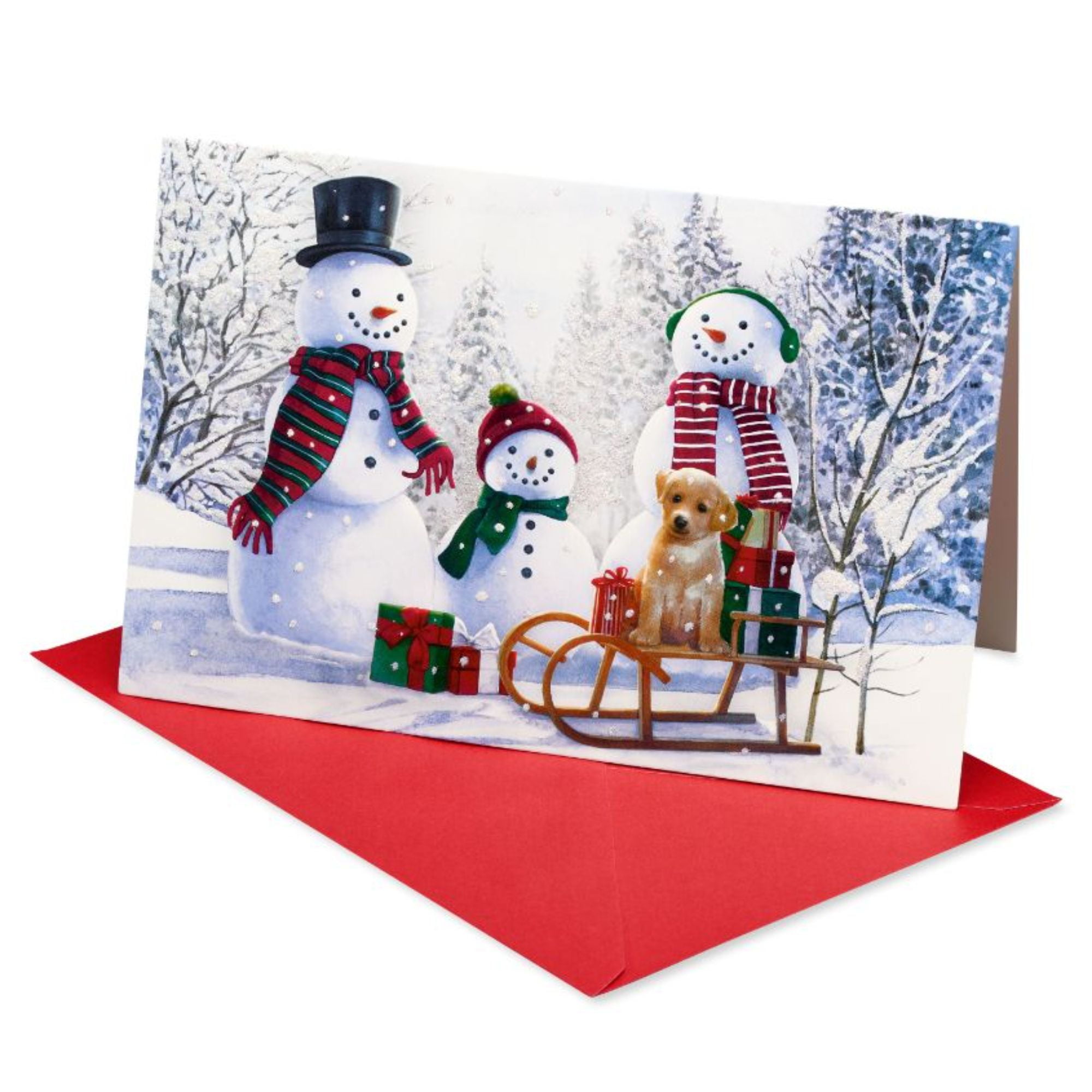 American Greetings Christmas Card Bundles with Envelopes, Snowman ...