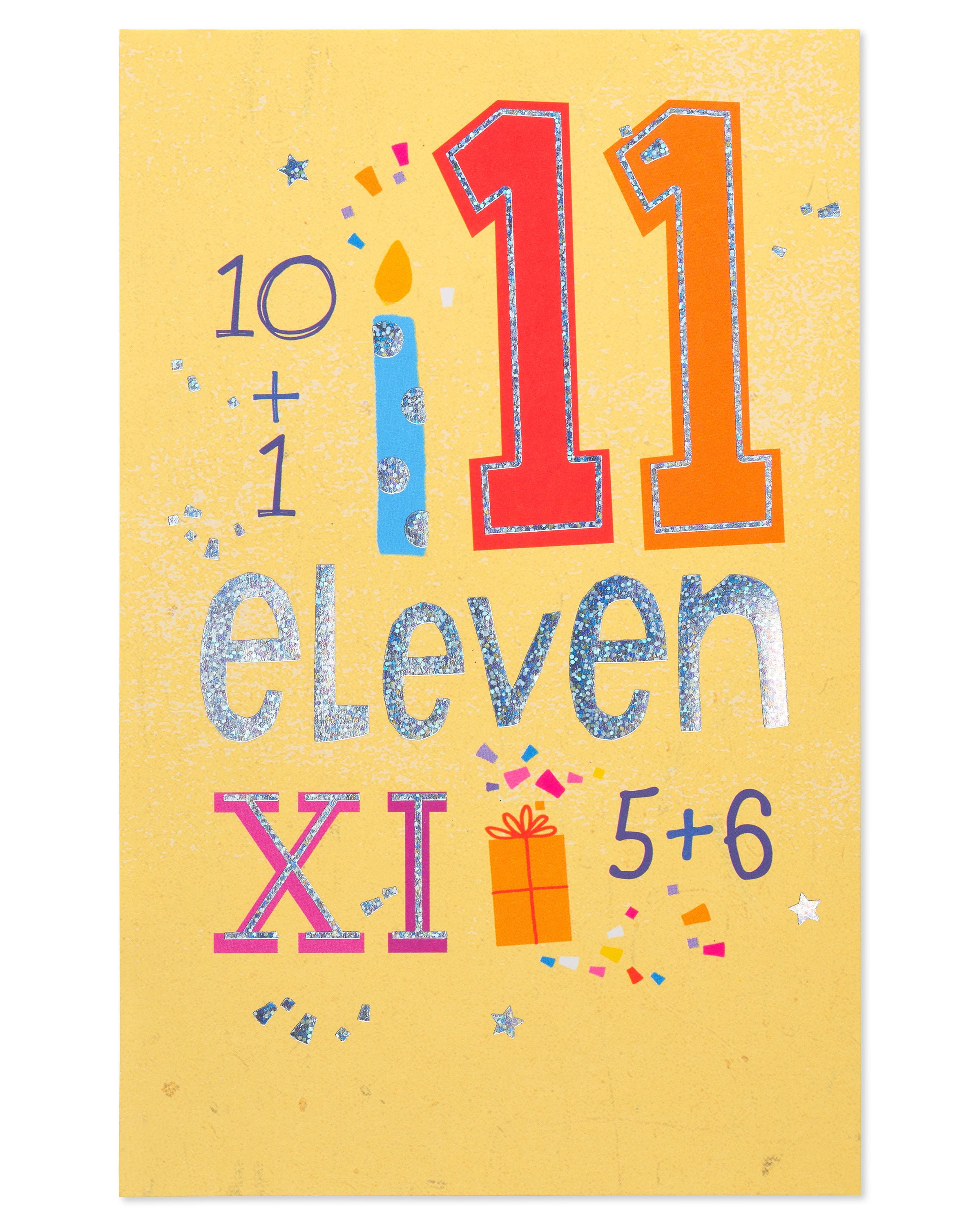American Greetings Completely Cool 11th Birthday Card with Foil ...