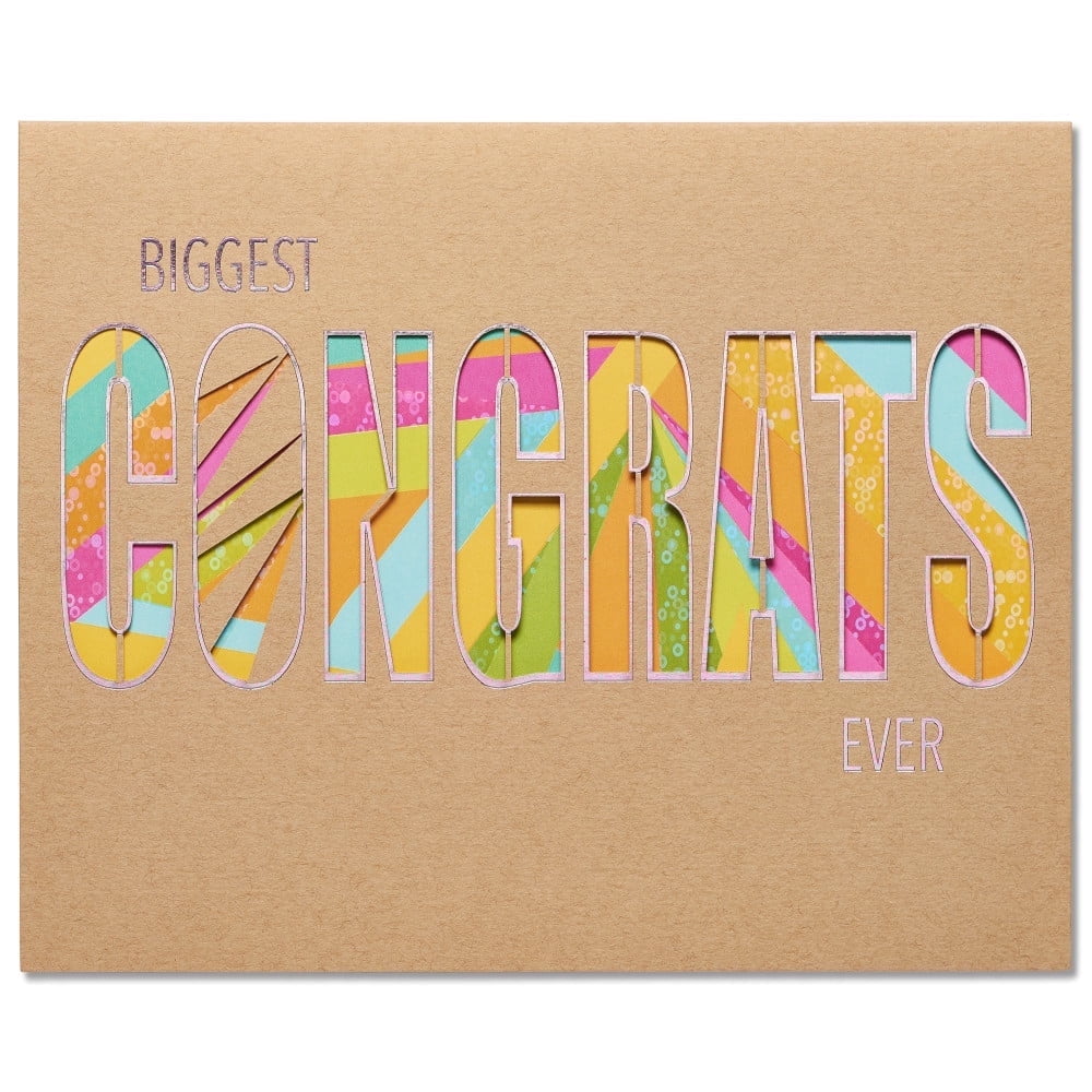American Greetings Congratulations Card (Biggest Congrats Ever ...