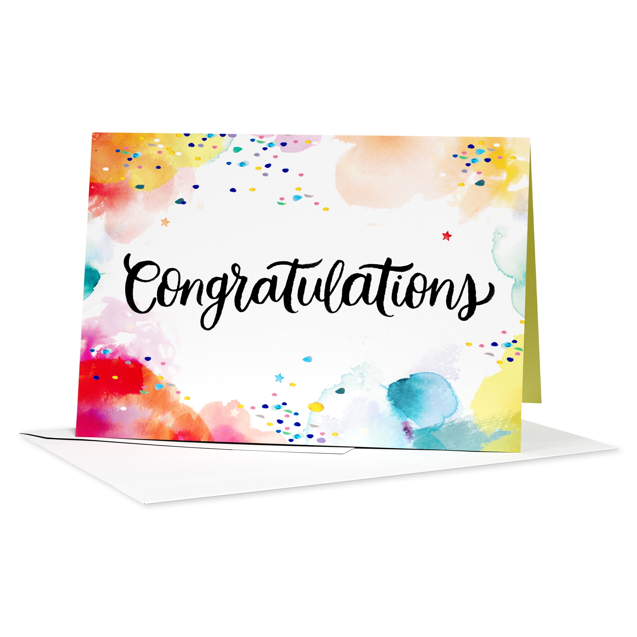 American Greetings Congratulations Card (Colorful Confetti) - Walmart.com