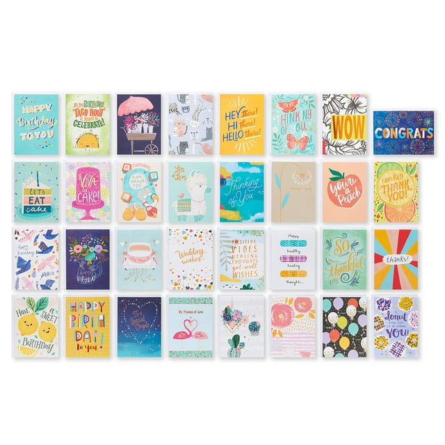 American Greetings Deluxe All Occasion Card Assortment - Birthday ...