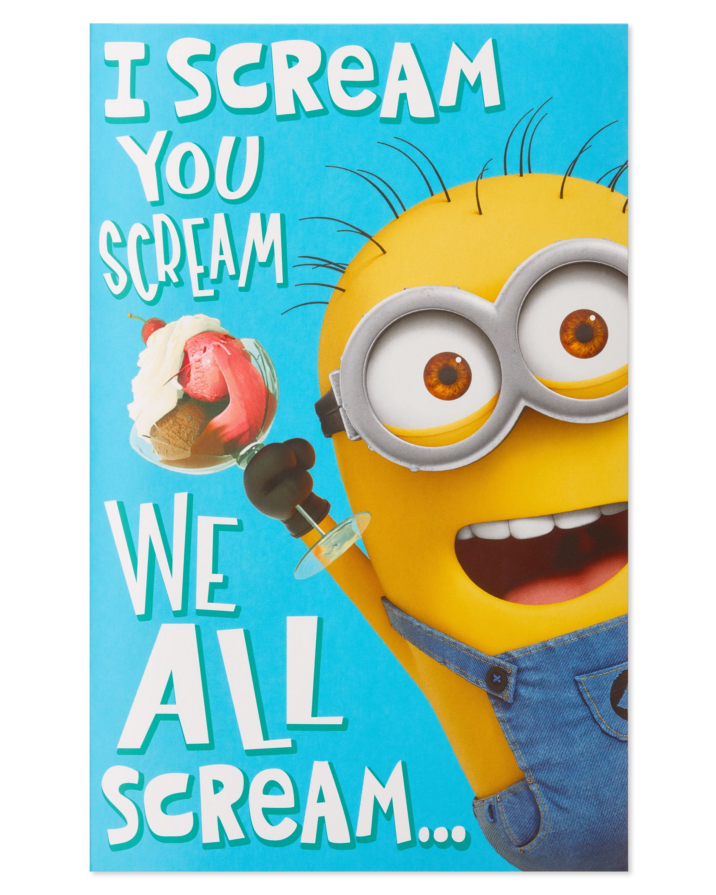 Despicable Me Happy Birthday Card Despicable Me Minions Celebrating