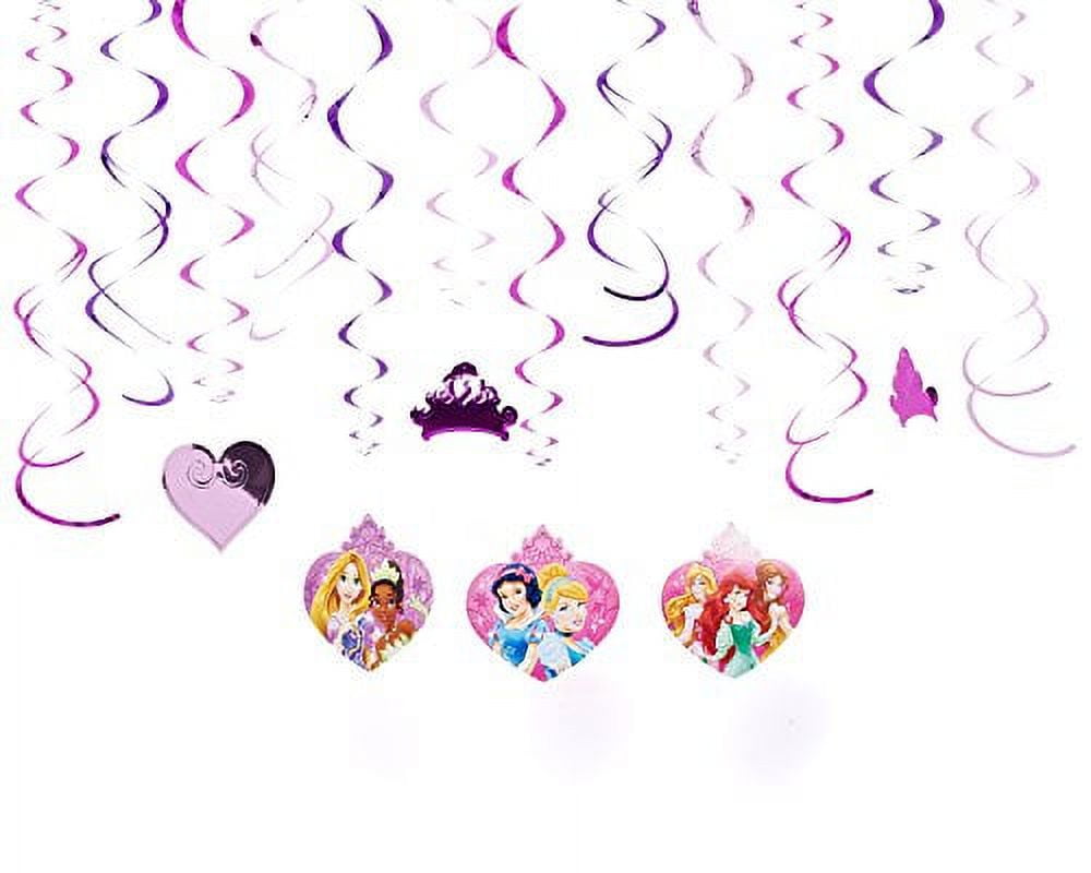 American Greetings Disney Princess Hanging Multi-color Party Streamers ...