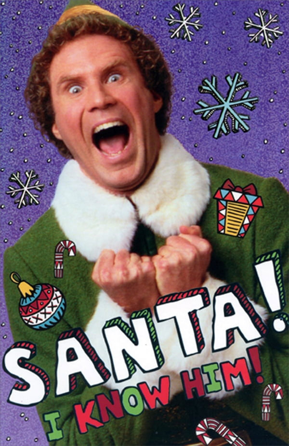 American Greetings Elf : Santa! I Know Him! Box of 10 Funny Christmas ...