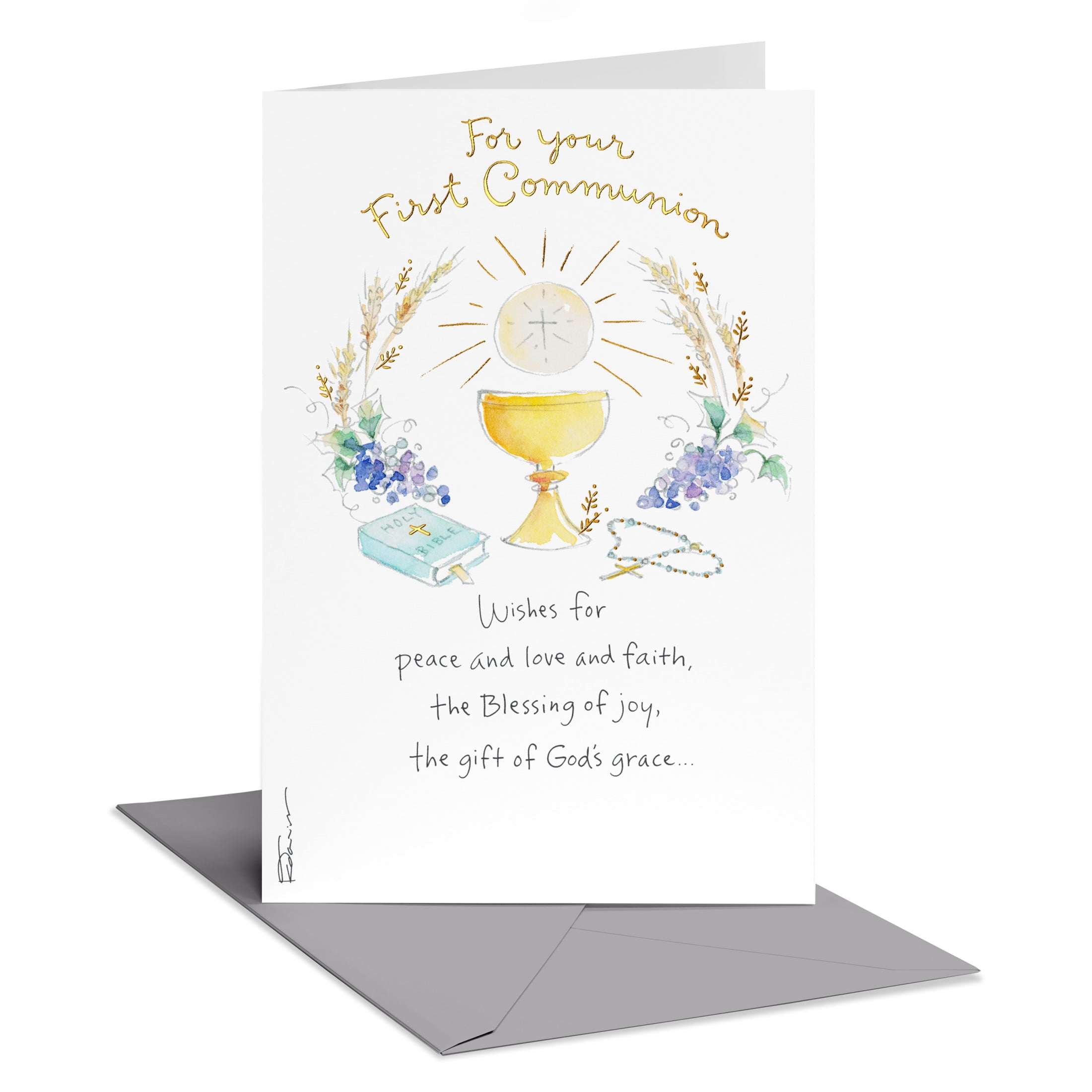 American Greetings First Communion Card (Filled with Light) - Walmart.com