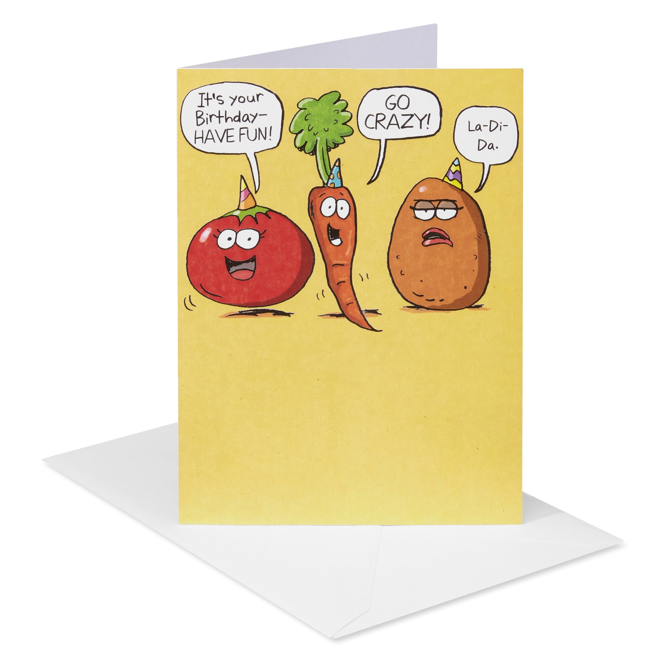 American Greetings Funny Birthday Card (Go Crazy!) - Walmart.com