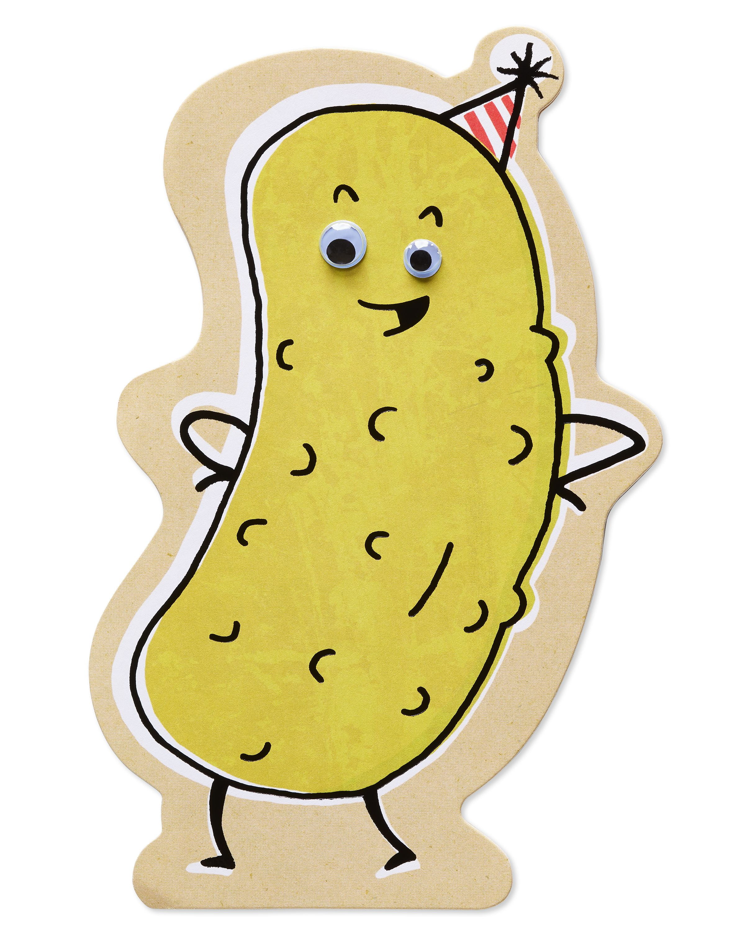 American Greetings Funny Pickle Birthday Card with Googly Eyes ...